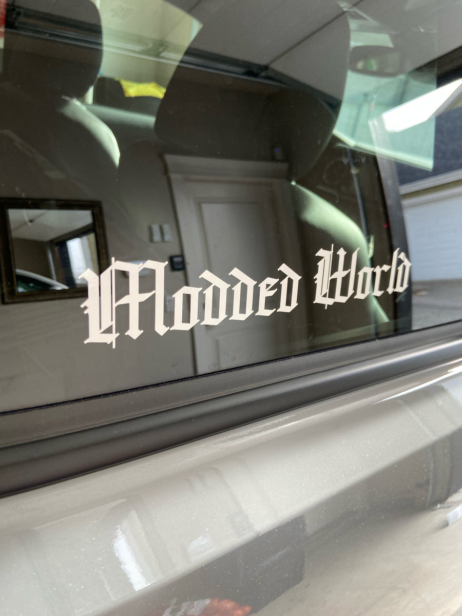 ANCIENT MODDED WORLD Decal – Modded World